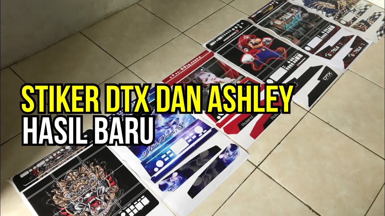 HASIL STIKER DTX / ASHLEY YANG BARU ️ ️ ️ - YouTube