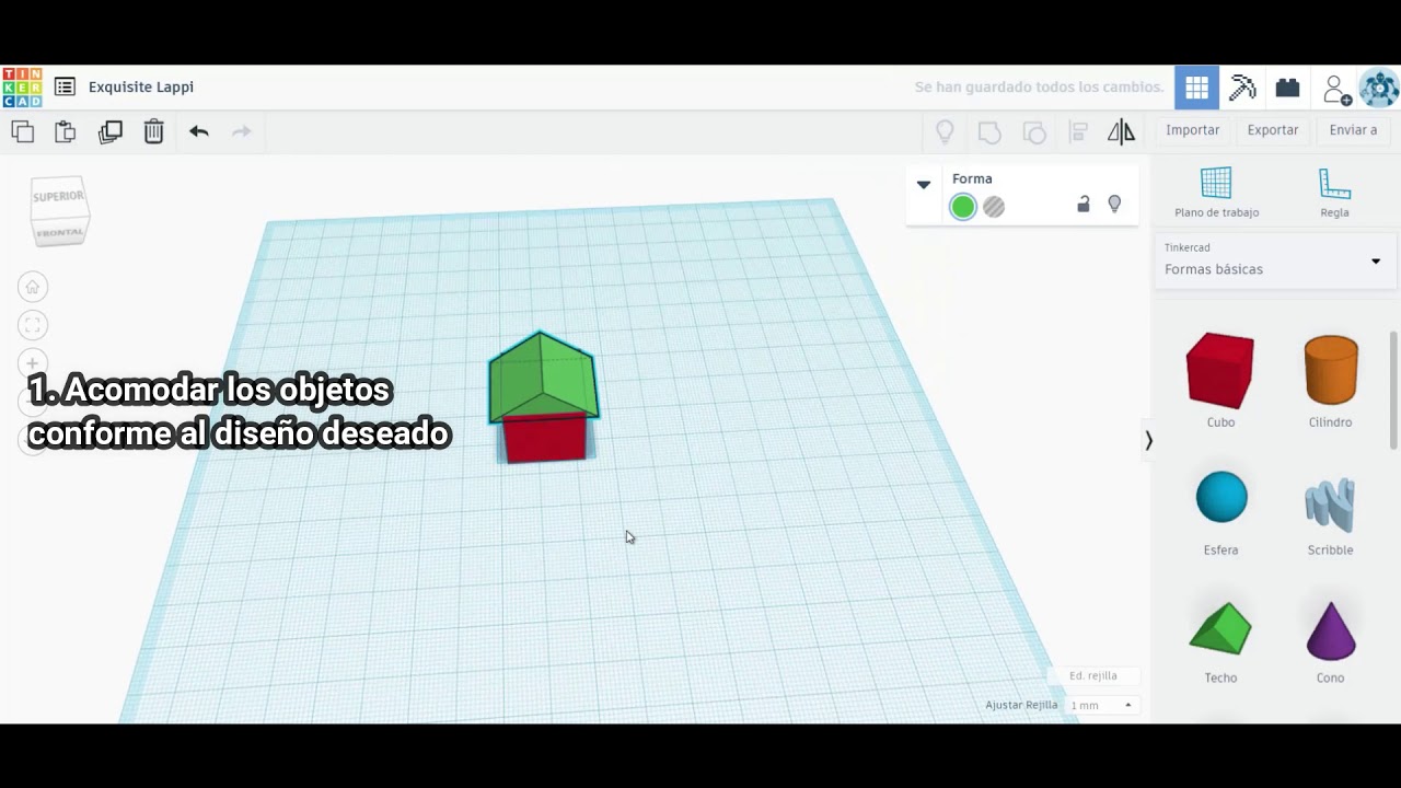 Agrupar objetos en Tinkercad - YouTube