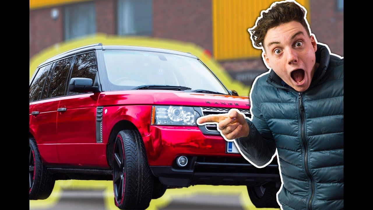Crazy RED CHROME Range Rover (Wrapped Yiannimize Style) | With The ...