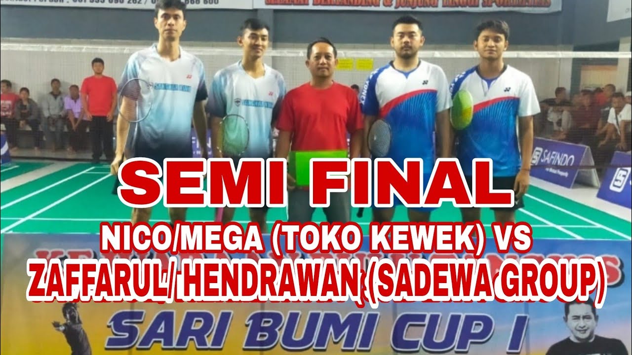 SEMI FINAL SARI BUMI CUP TULUNGAGUNG | NICO/MEGA (TOKO KEWEK) VS ...