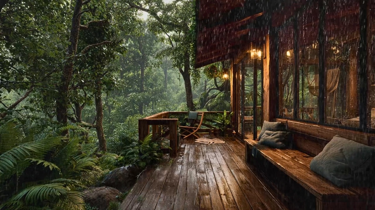 Lluvia Tranquila Para Dormir - Sonido Relajante para Combatir el ...