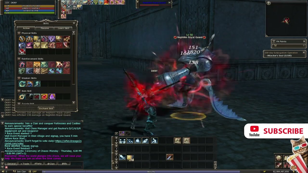 100-day Subjugation Operation Dimensional Rift Lineage 2 Fafurion - YouTube
