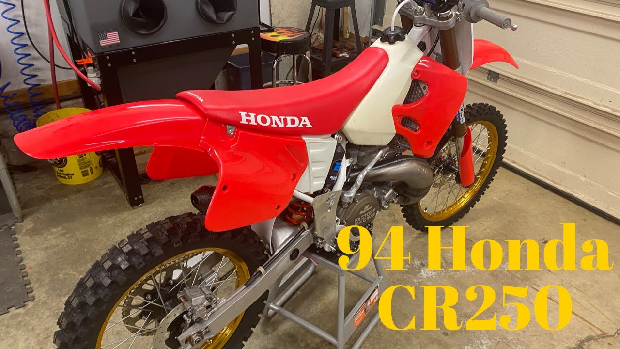 94 Honda CR250 Restoration Interview - YouTube