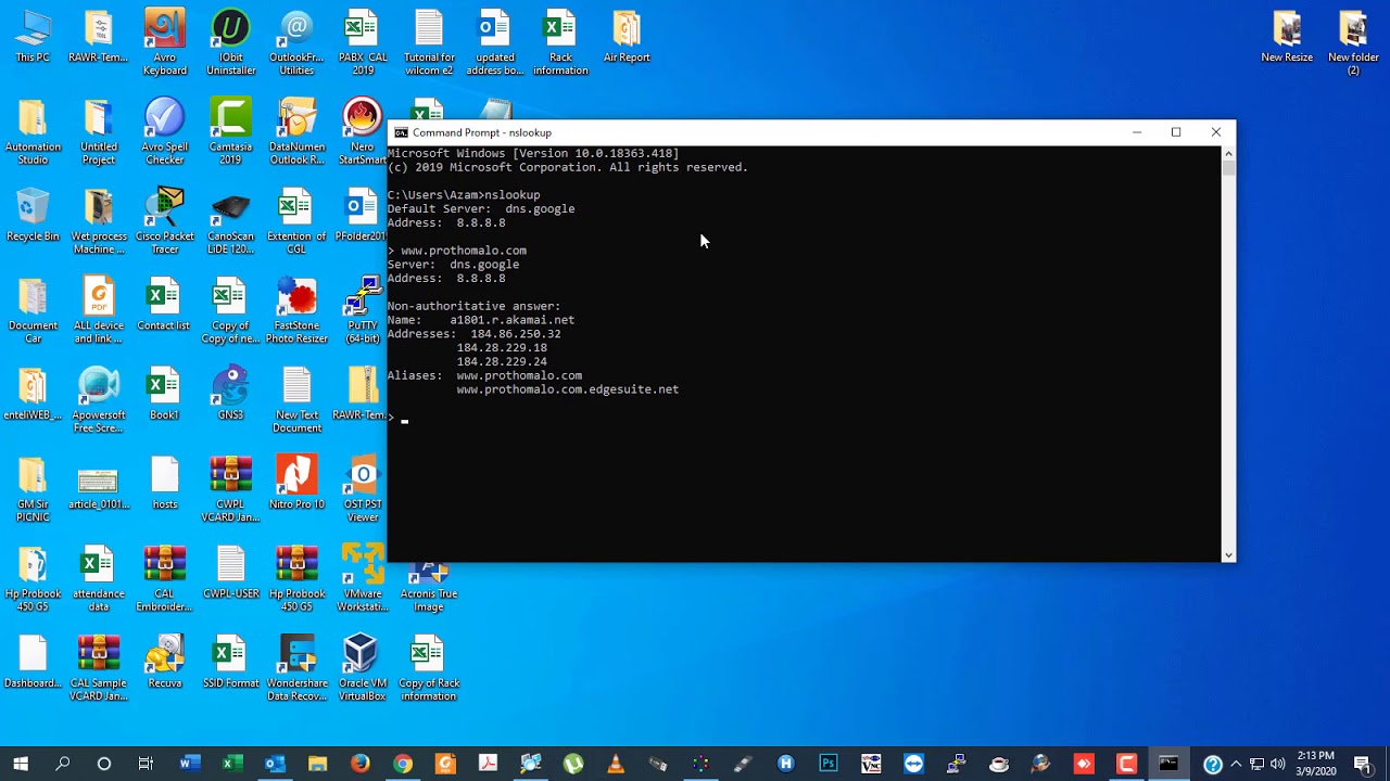 How to Find any Website IP Address - YouTube