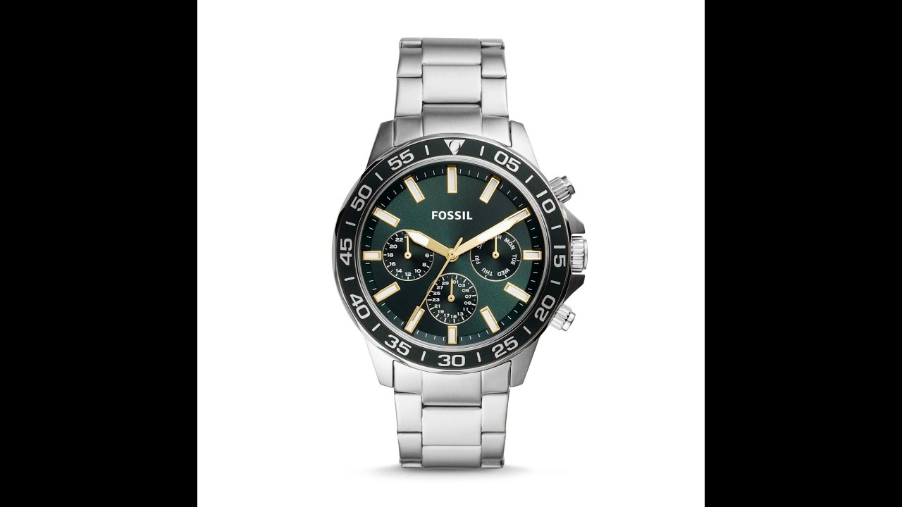 Bannon Multifunction Stainless Steel Watch BQ2492 #fossil #watch # ...
