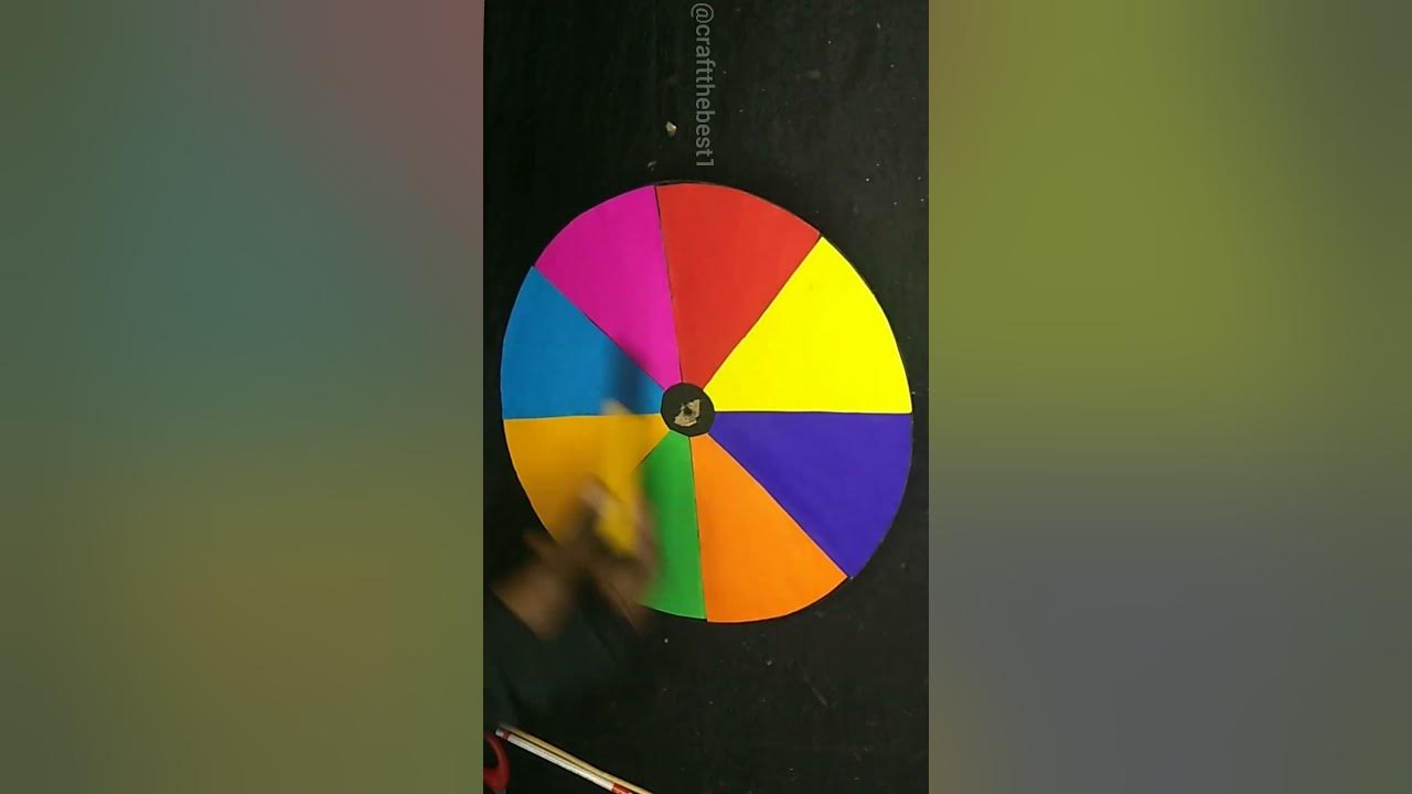 DIY Spinning wheel/ How To Make spinning wheel from cardboard #shorts # ...