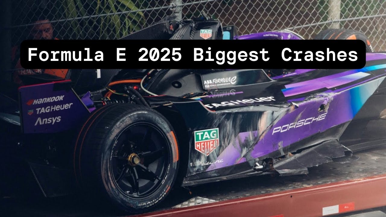 Formula E Season 11 Biggest Crashes - YouTube