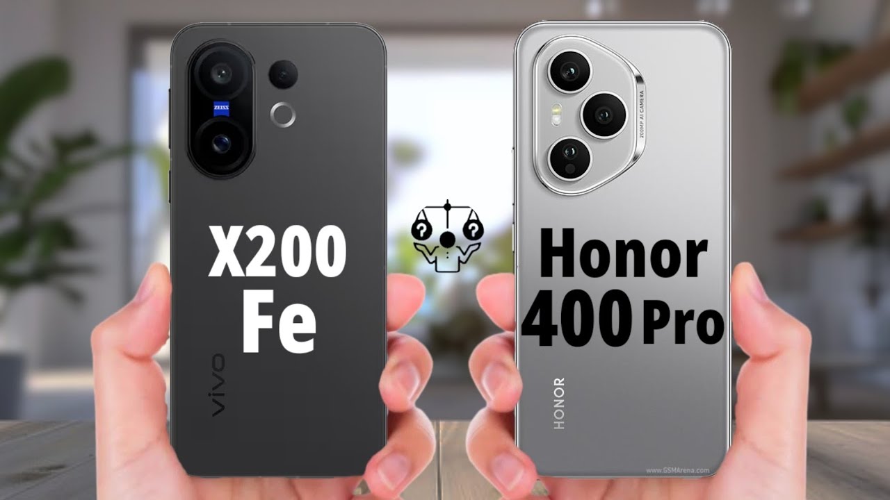 ViVO X200 Fe Vs Honor 400 Pro - YouTube