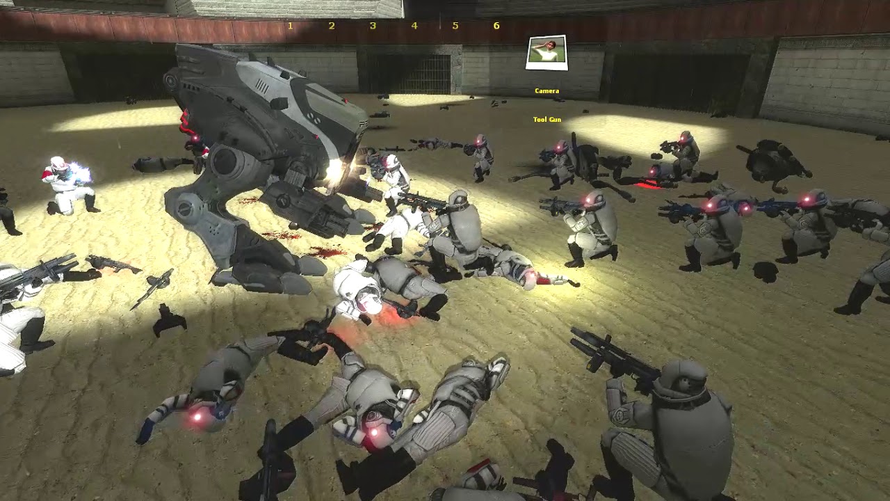 GMOD Mechs VS Combine Army - YouTube