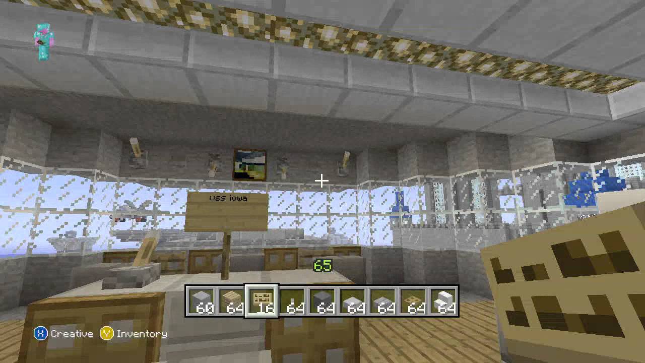 Minecraft uss iowa - YouTube