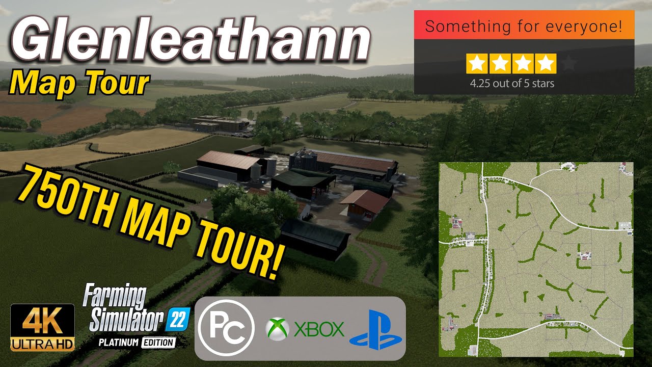 Glenleathann | Map Tour | Farming Simulator 22 - YouTube