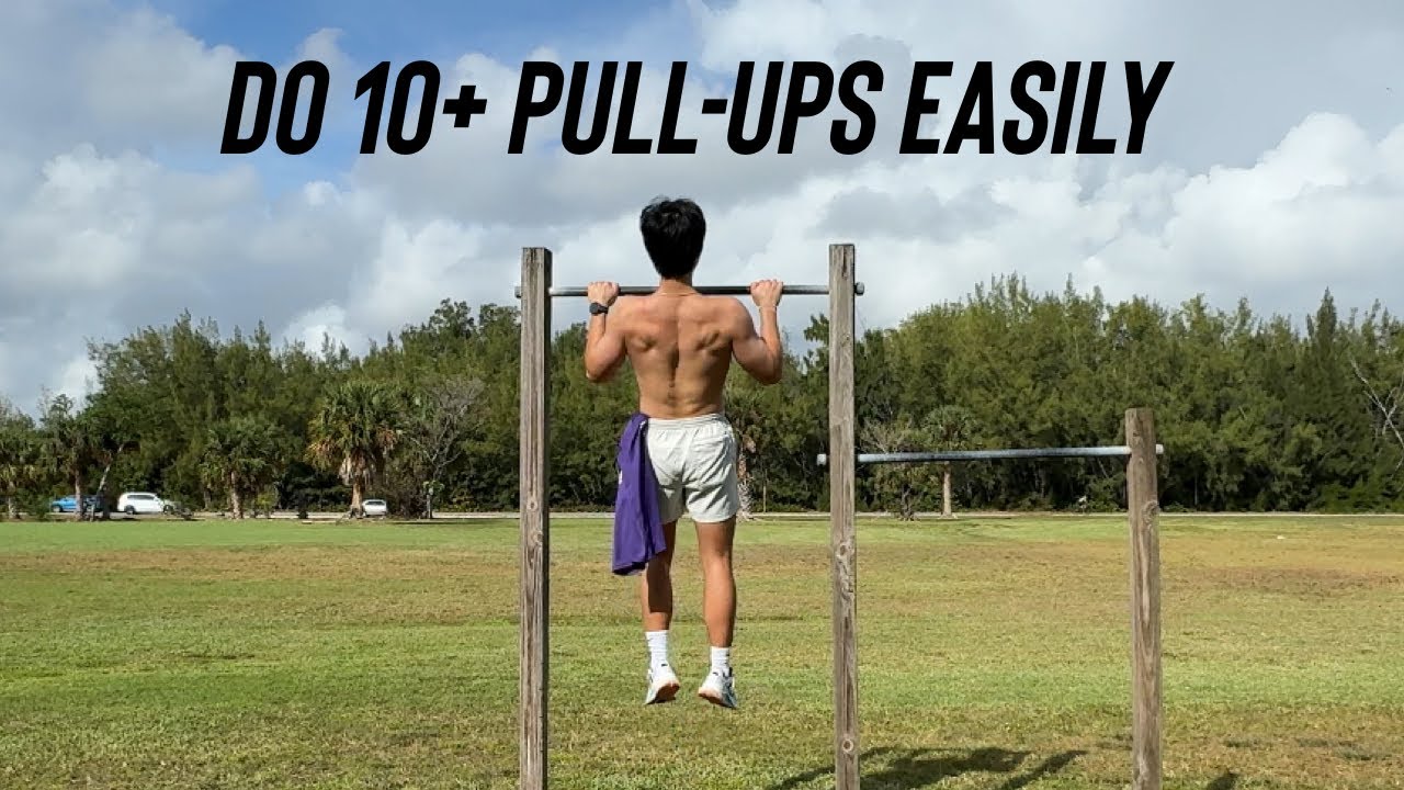How to Easily Double Your Max Pullups (do 10+, step by step) - YouTube