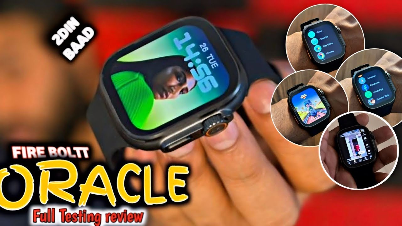 fire boltt ORACLE smartwatch Review⚡4G Android smartwatch in built Play ...