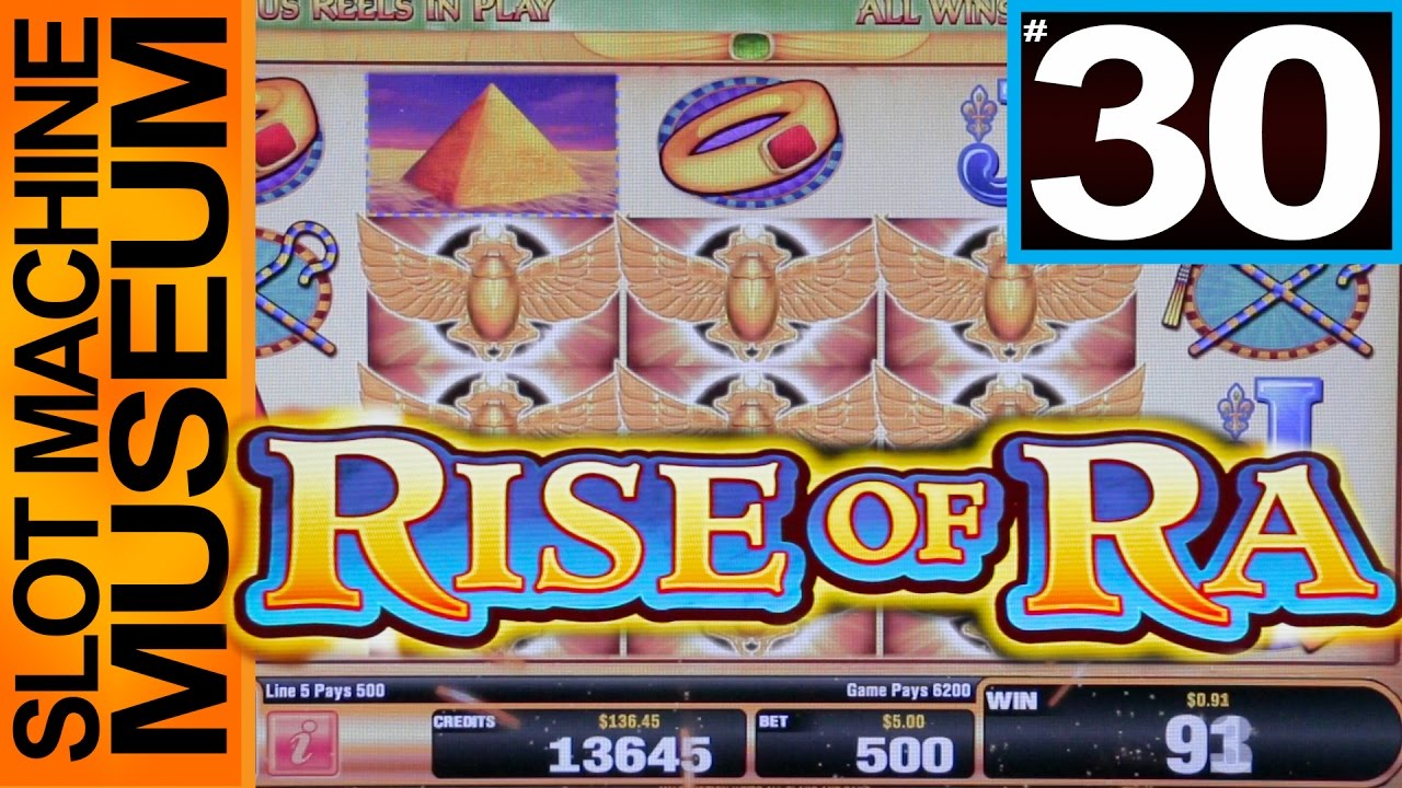 RISE OF RA (Bally) - [Slot Museum] ~ Slot Machine Review - YouTube