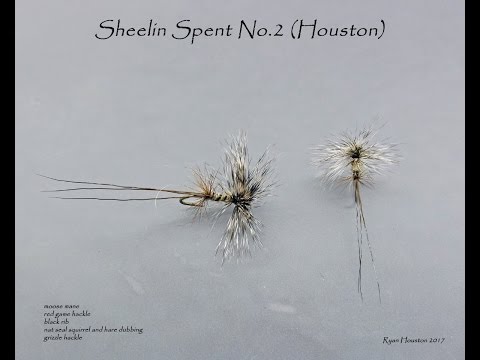 TYING A SPENT MAYFLY SHEELIN No 2 WITH RYAN HOUSTON 2017 - YouTube