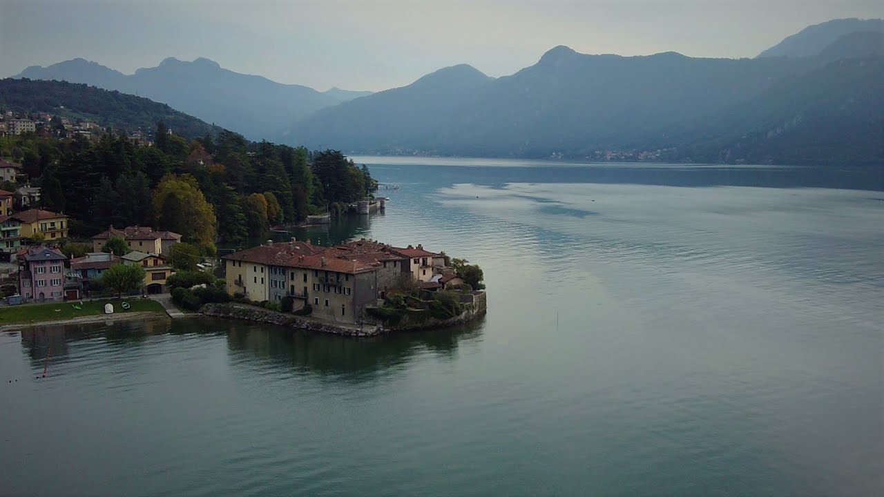 Lierna (LC) - il borgo di Castello - Lake Como aerial view - YouTube