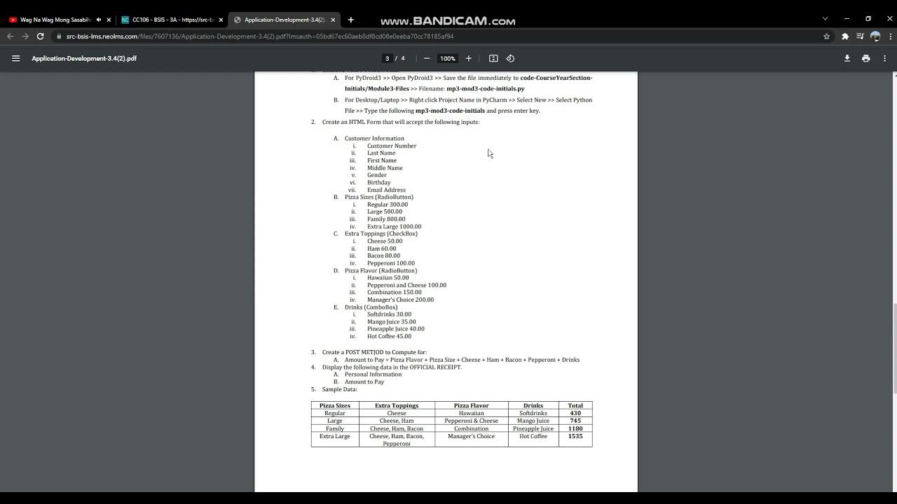 Python: PIZZA ORDER SYSTEM - YouTube