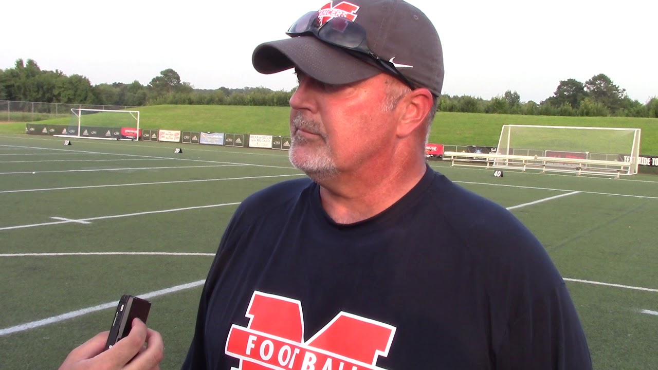 Manchester Coach Tom Hall after Scrimmage vs. Ocean Lakes - YouTube