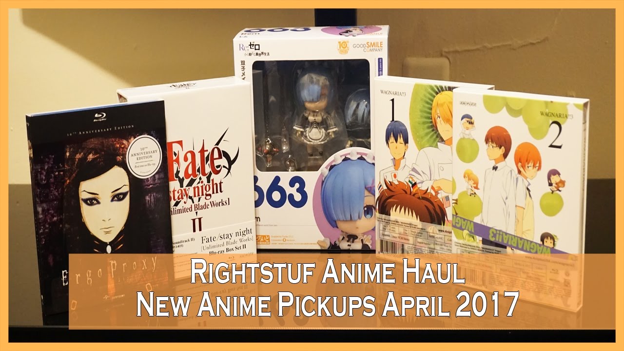 Rightstuf Anime Haul | Nendoroid Rem 663, Ergo Proxy Complete Series ...