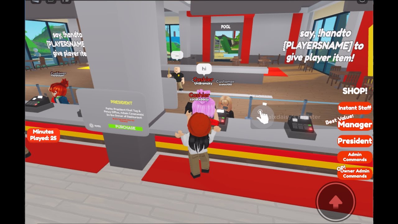 FASTFOOD ROLEPLAY SIMULATOR ROBLOX - YouTube