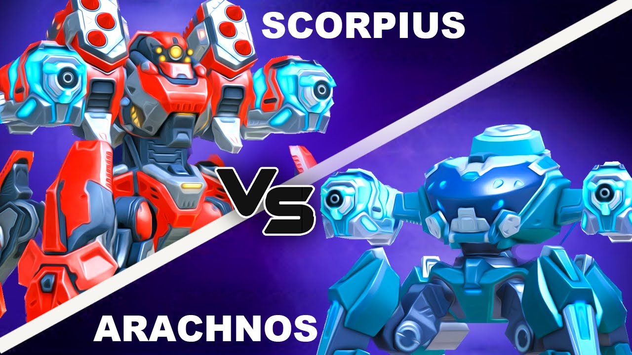 Scorpius vs Arachnos | Mech Arena - YouTube