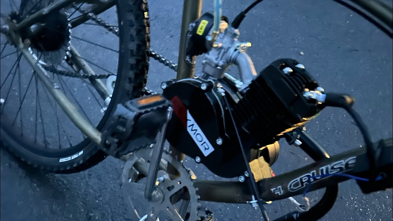 Let’s install a brand new 50cc motorized bike engine!! - YouTube