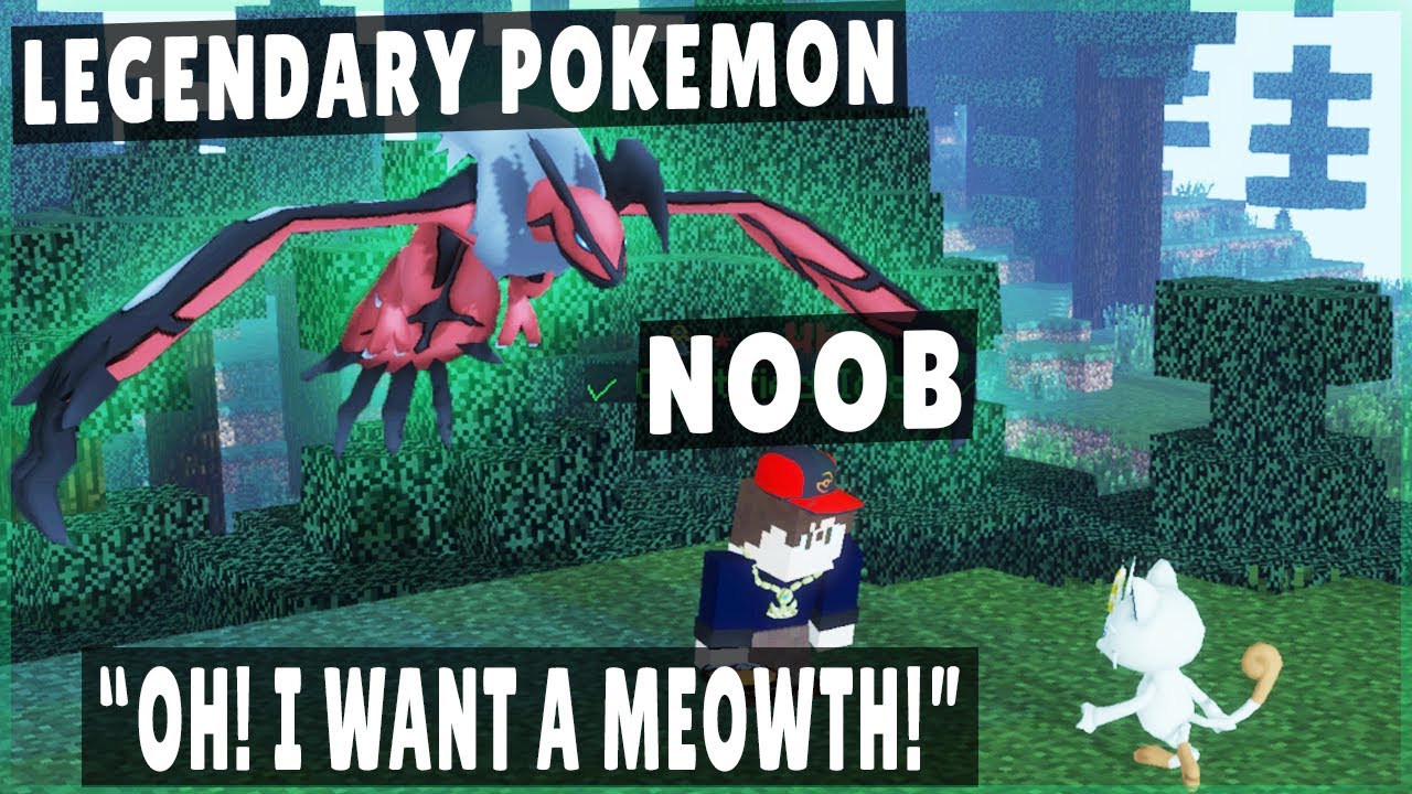 Noob meets Pokemon in Minecraft. - YouTube