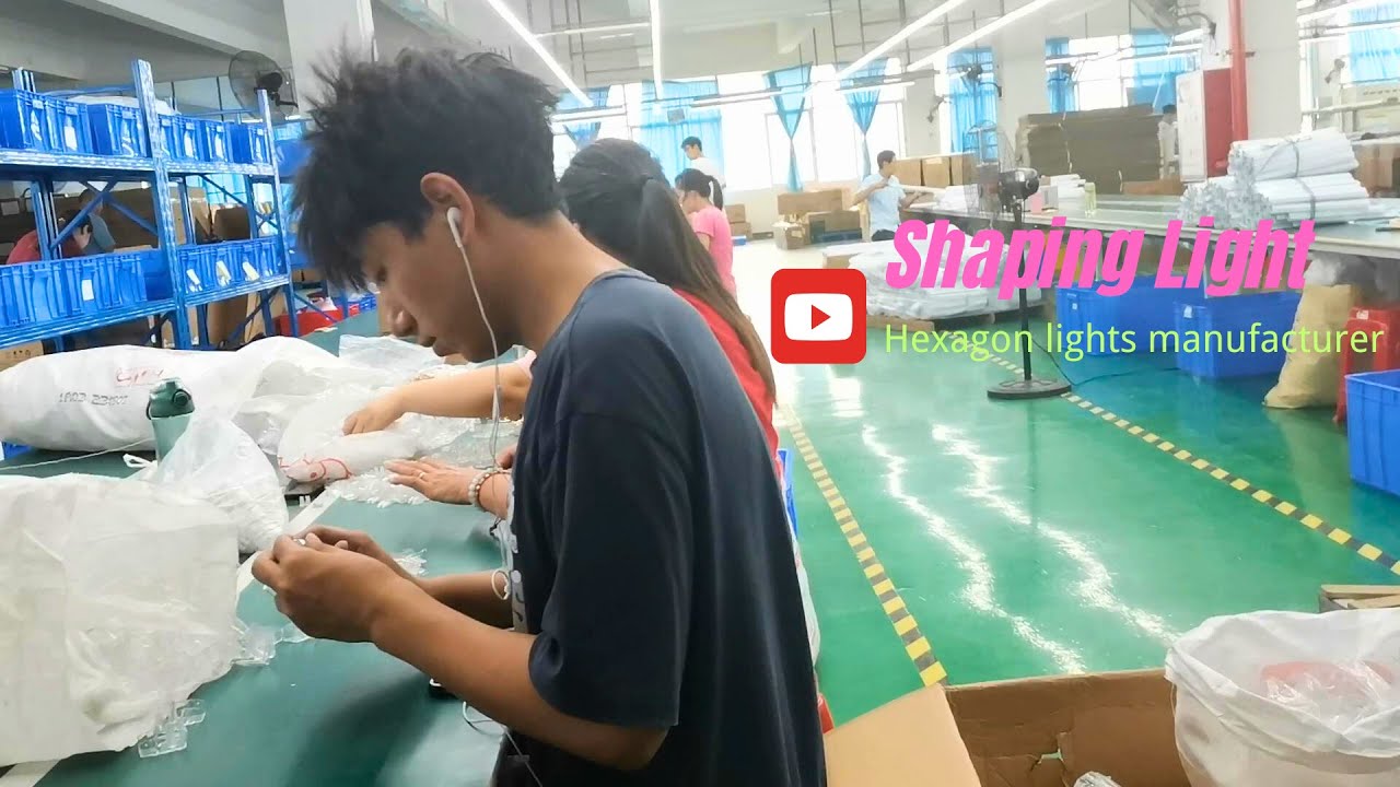 Shaping Light: The Hexagonal Honeycomb LED Light Production Process ...