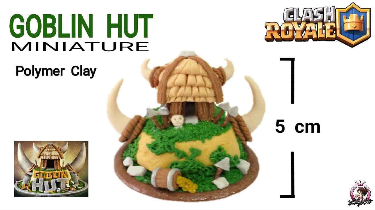 Goblin Hut | Clash Royale | Polymer Clay Tutorial - YouTube