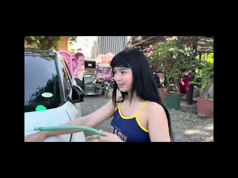 Carwash Sila Elaine at ace nag mamasid SI zaidee 