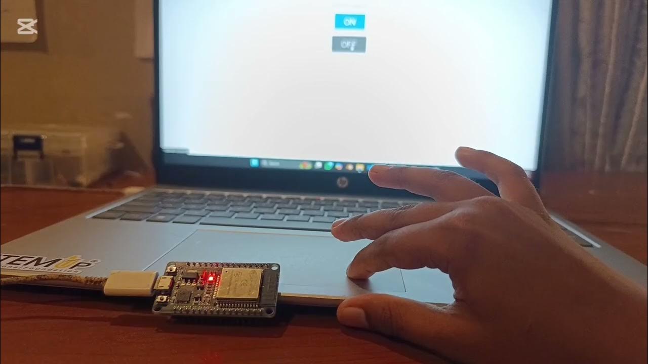 ESP32 LED controlling website - YouTube