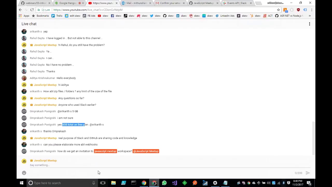 JS Webinar #3: Using Slack and GitHub primer by Mithun - YouTube