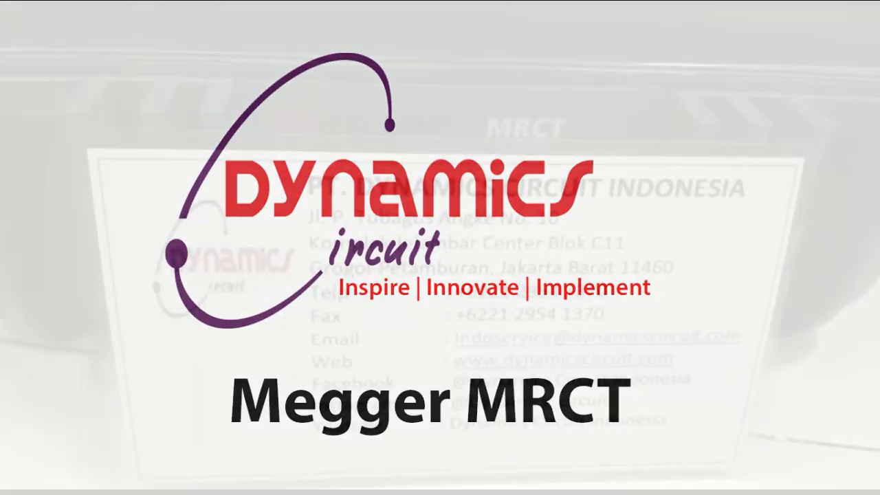 Megger MRCT - YouTube
