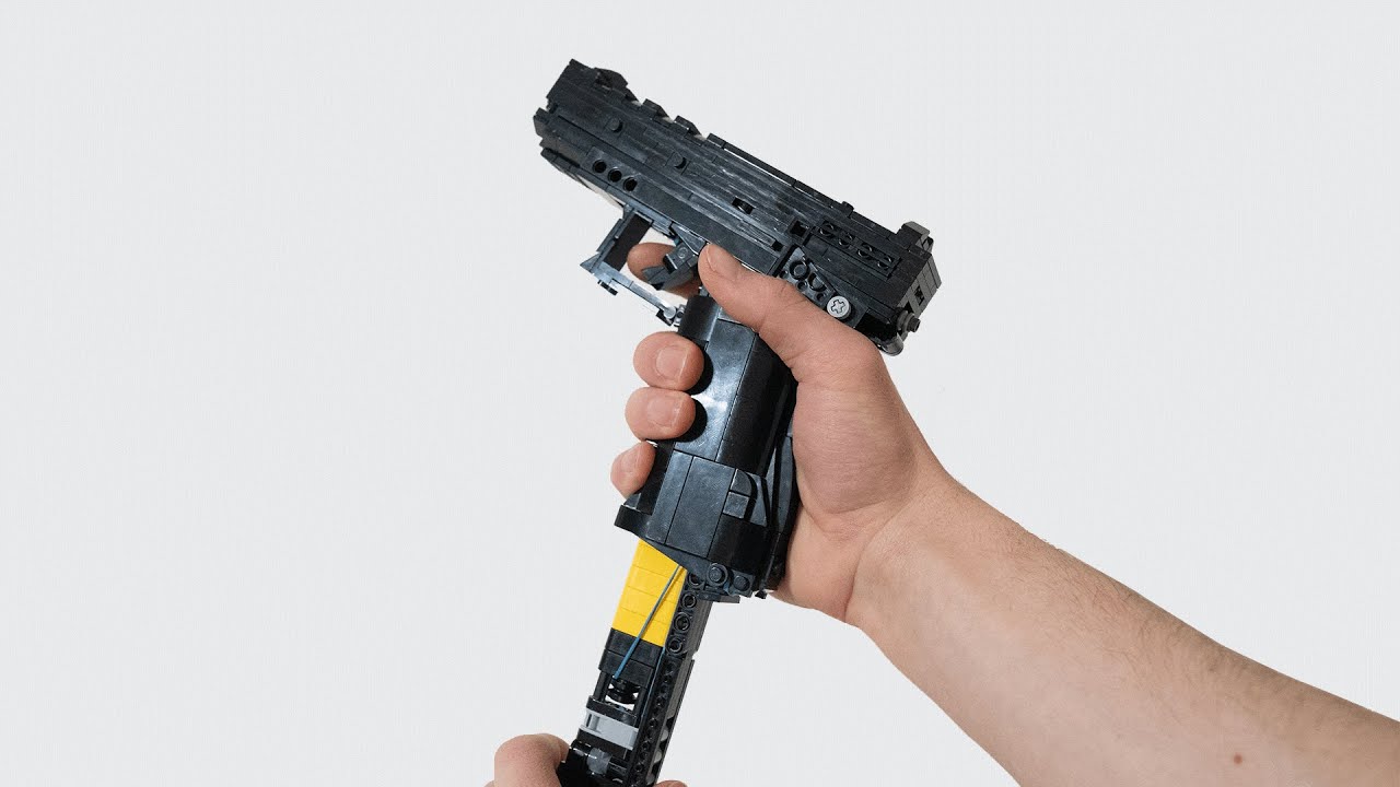 Satisfying LEGO Gun Reloads - Glock 17 Pistol - YouTube