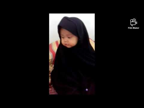 masyallah bocah kecil pakai hijab 😊