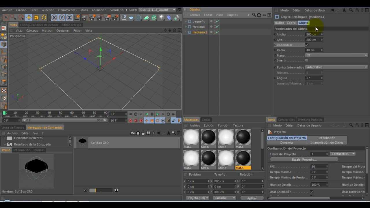 Tutorial Cinema 4D R13: Creando SoftBox Profesional con NURBS Forro y Trazados. - YouTube