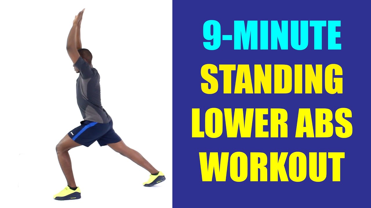 9-Minute Standing Lower Abs Workout - YouTube