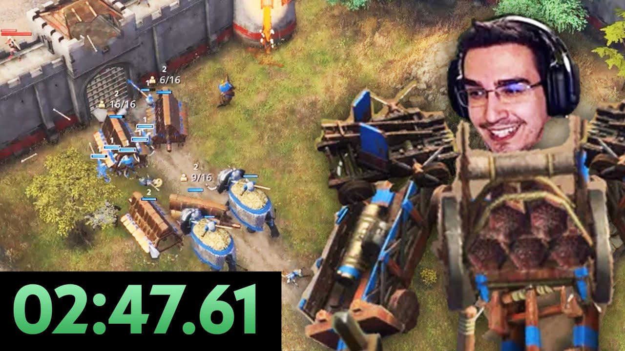 AOE4 The Art of War WORLD RECORD (Siege) - YouTube