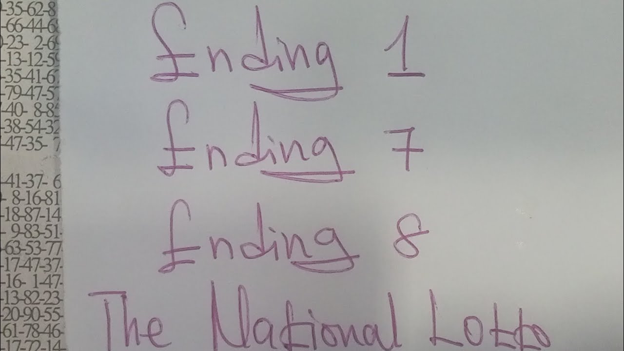 The national lotto tips and tricks for today results - YouTube