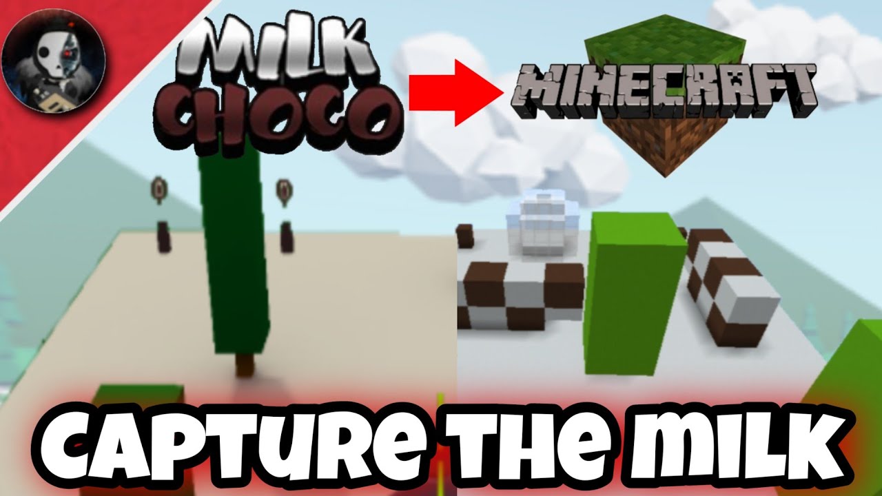 A WORKING capture the milk map in minecraft! | MilkChoco in Minecraft ...