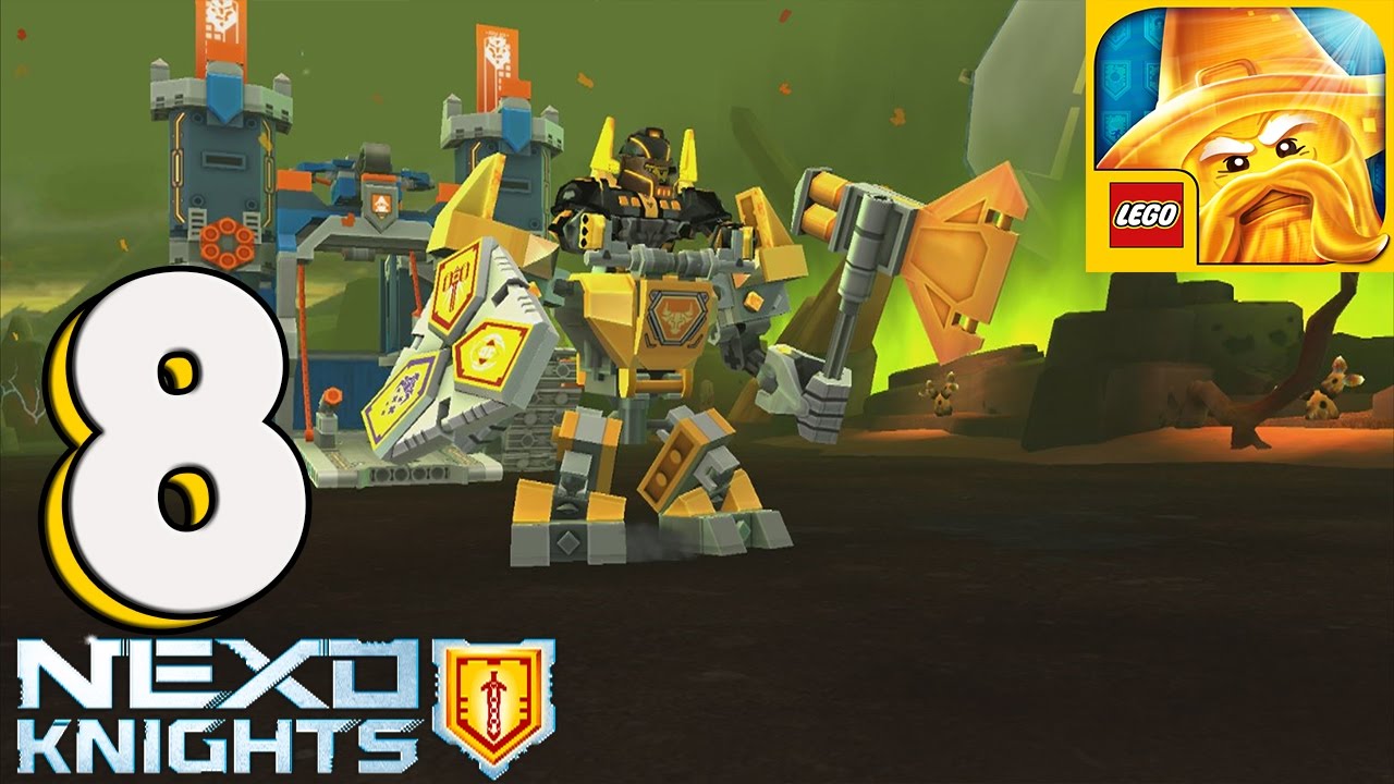 Lego Nexo Knights - Axl battle suits | Grimroc boss gameplay ...