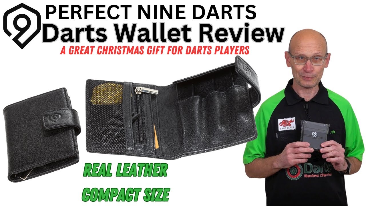 Perfect Nine Darts WALLET Review Great Christmas Gift For Darts Players ...