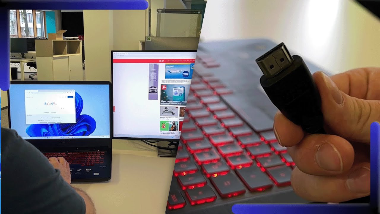 Zweiten Bildschirm einrichten: So geht's in Windows 11 - YouTube