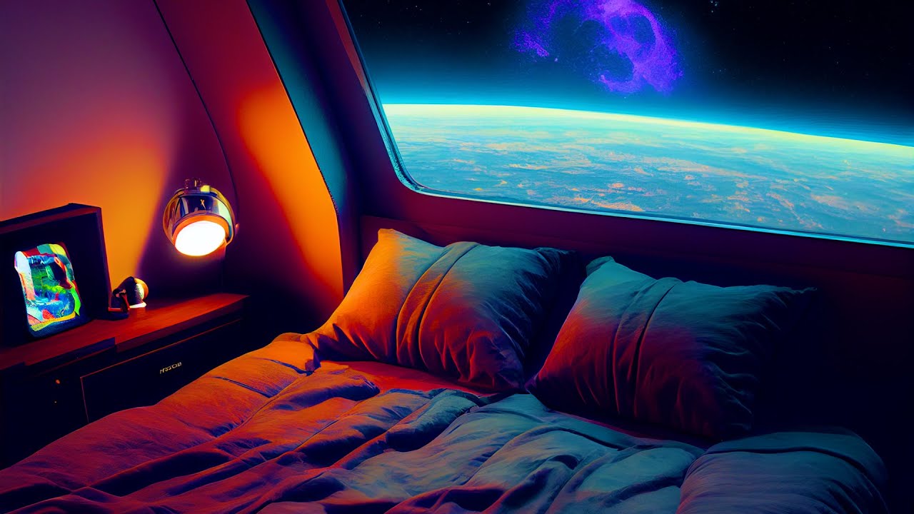 Spaceship Sleeping Place | Sleep With White Noise Sound With 3 Hours ...