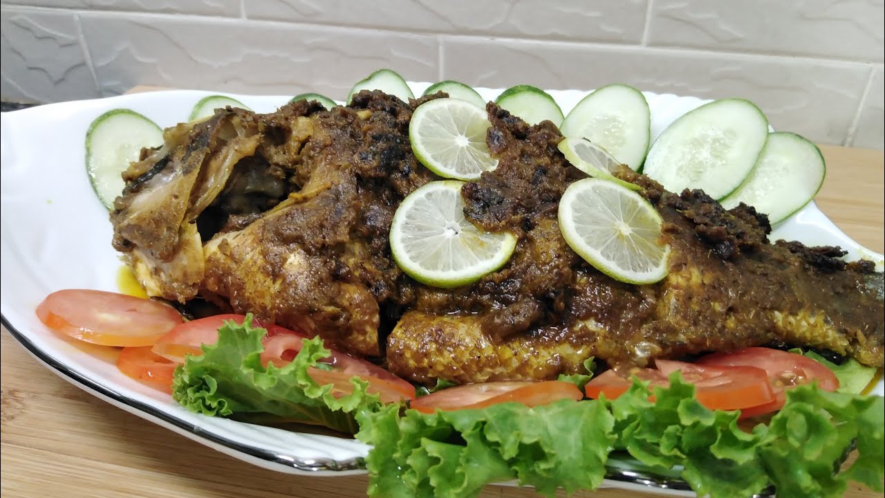 Whole Telapia Fish Recipe in Stove | আস্ত তেলাপিয়া রান্না | - YouTube