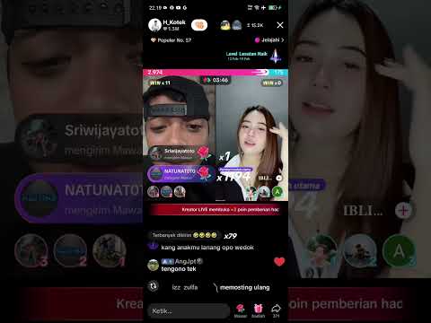 H KOTEK TERBARU!! kotek live bareng cewek di telponke bu muna🤣🤣