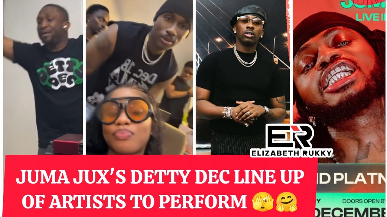 JUX'S DETTY DEC FEATURES DIAMOND PLATINUMZ?🫣| JUX SING AND DANCE ON THE ...