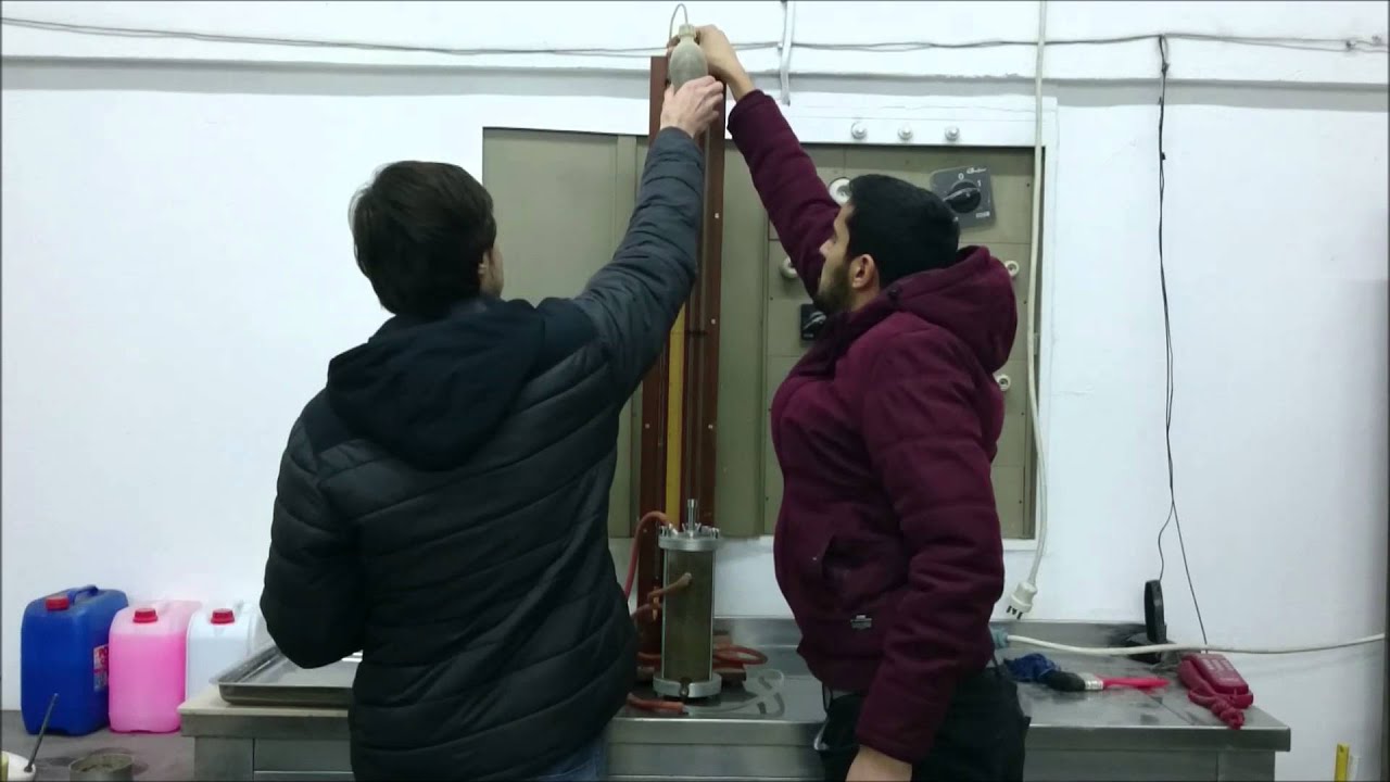 Falling Head Permeability Test - YouTube