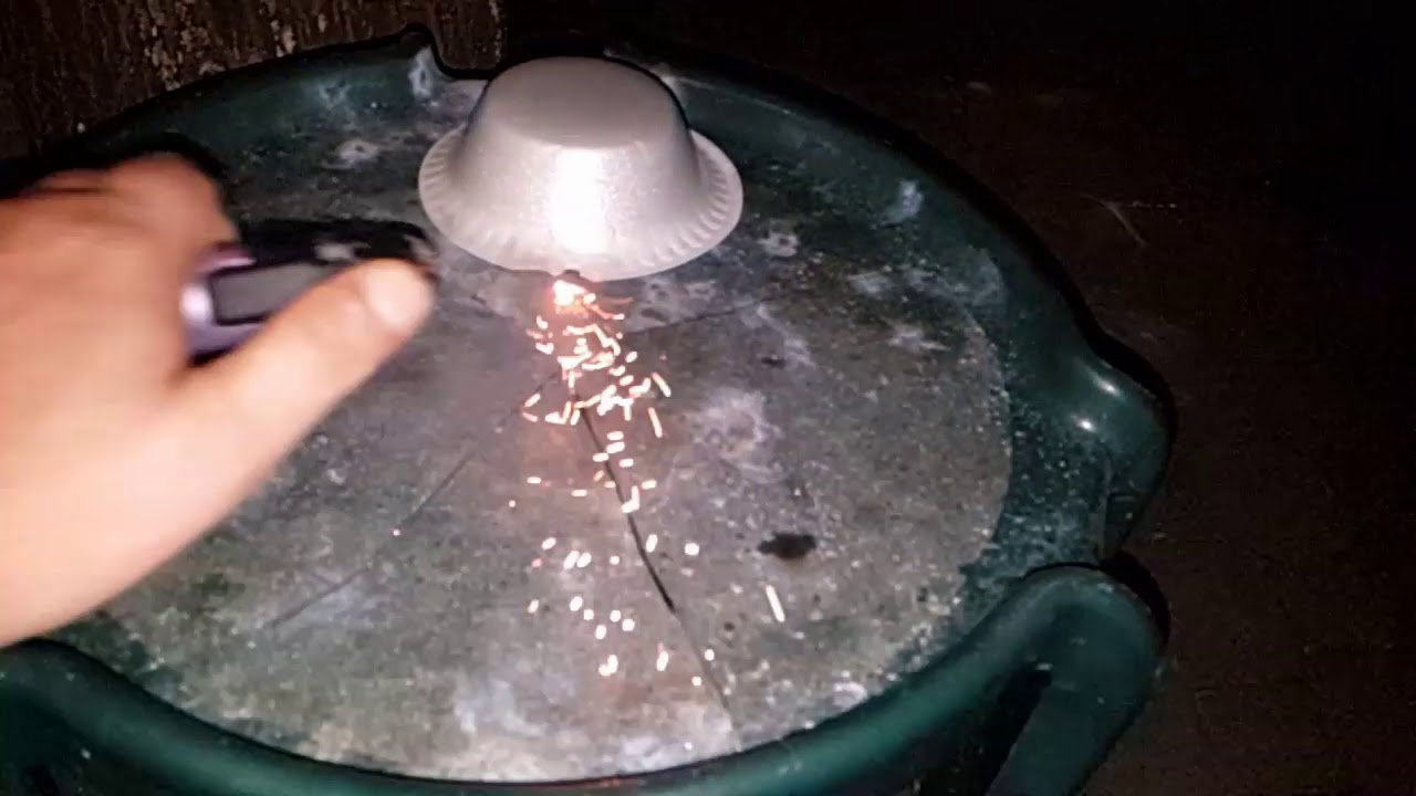 C4 firecracker v.s styrafoam bowl in SLOW MO ! ( made it snow!) - YouTube