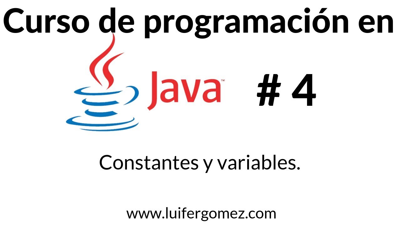 Constantes en Java - YouTube